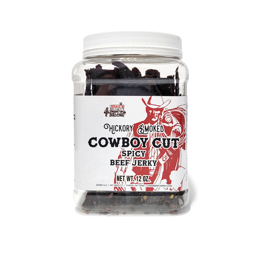 Stan's Cowboy Cut Beef Jerky - 12oz Spicy – Stan's Beef Jerky